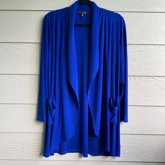 sun kim | Jackets & Coats | Sun Kim Open Front Waterfall Jacket See ...